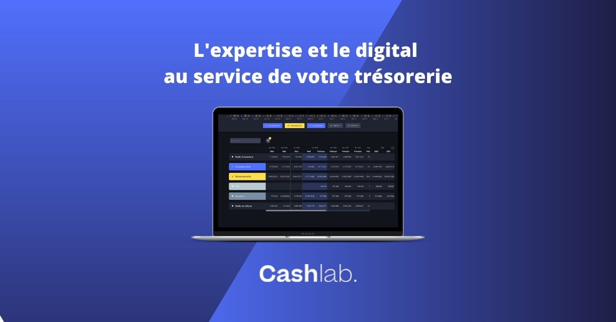 Cashlab | Le logiciel de pilotage et prévision de trésorerie